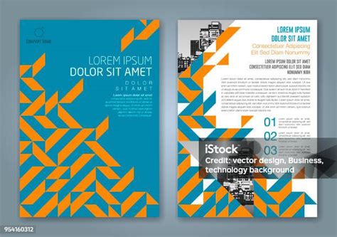 추상 최소한의 기 하 도형 다각형 디자인 배경 비즈니스 연례 보고서 책 표지 브로셔 전단지 포스터 0명에 대한 스톡 벡터 아트 및 기타 이미지 Istock