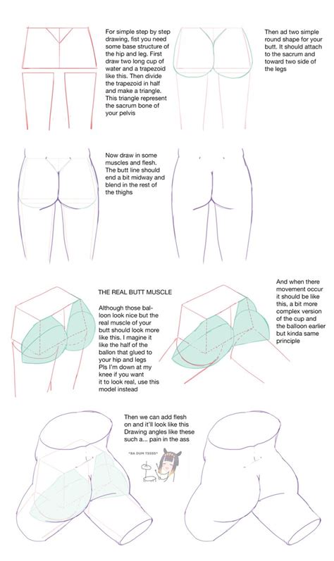 Lewdvik🔞 On Twitter Rt Khoaphan96 Some Butt Drawing Tips