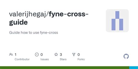 Github Valerijhegajfyne Cross Guide Guide How To Use Fyne Cross