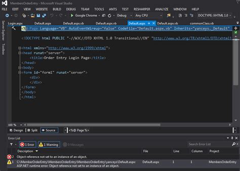 What Is Wrong With This Type Of Aspx Code Stack Overflow