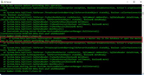 Migrating K2 Database To A Different Sql Server Instance