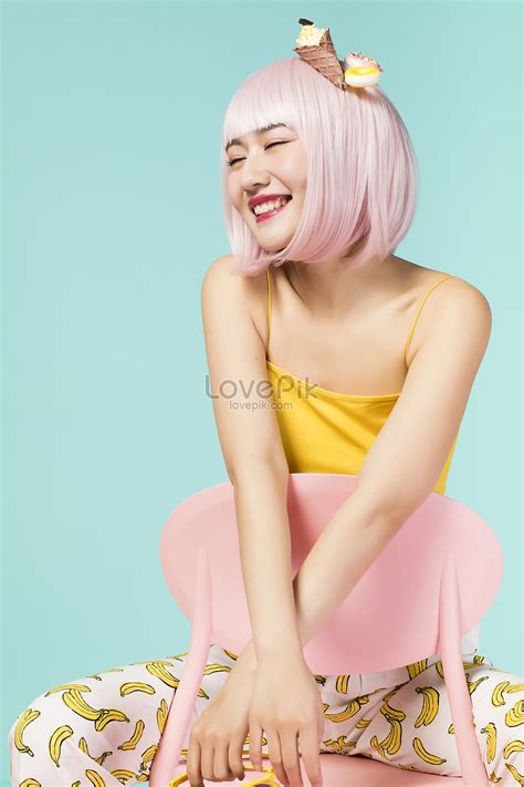 A Lovely Girl Sitting Picture And Hd Photos Free Download On Lovepik