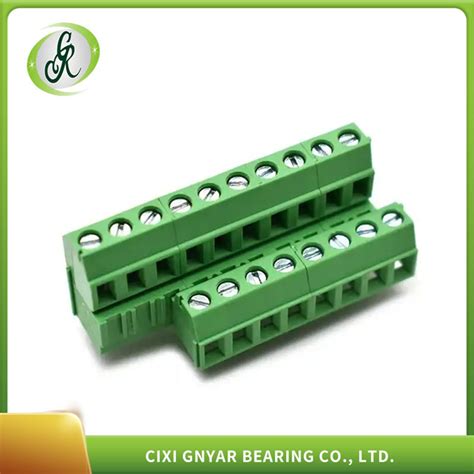 Terminal Block Header Male Pins Shrouded 4 Side 3 50mm Vertical Through Hole 2p 3p 4p 5p 6p