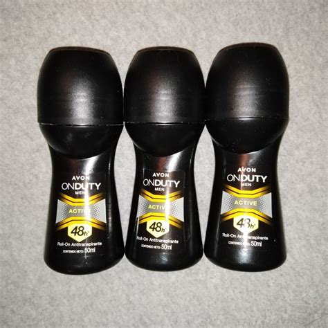 Avon On Duty 48 Hour Active Roll On Deodorant Size 50ml For Men 3pc Set