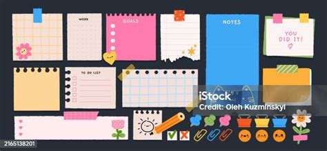 종이 스티커 노트 만화 스티커 시트 조직 테이프 생각 나게하는 종이 메모 페이지 노트북 스티커 목표 관리 사무실 보드 메시지 용