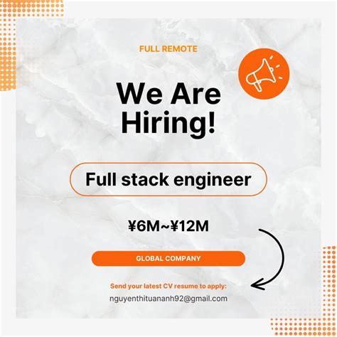 🔍full Stack Engineer Full Remote In Japan 💟 Annual Salary Alice Nguyen
