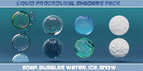 Liquid Procedural Shaders Pack V1 1 Superhive Formerly Blender Market
