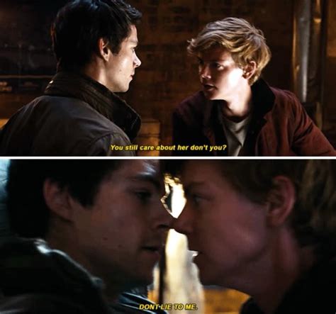 Maze Runner The Death Cure Newt And Thomas Maze Runner Pinterest Films