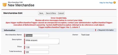 What Happens When An Apex Exception Occurs