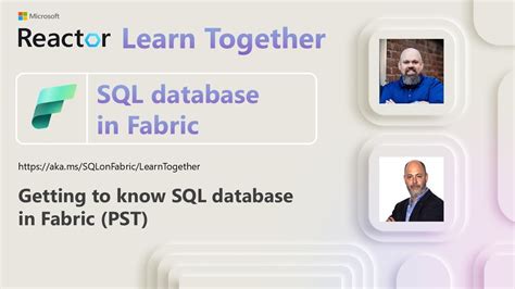 Sql Database In Fabric Ep 1 Getting To Know Sql Database In Fabric Youtube
