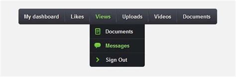 Coolest 7 Free Dropdown Menus In Html5 And Css3 Websites Resources