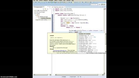 Java Guessing Game Tutorial Youtube