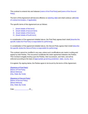 How To Write A Business Contract 15 Steps With Pictures How To Write A Business Contract 15 Steps With Pictures