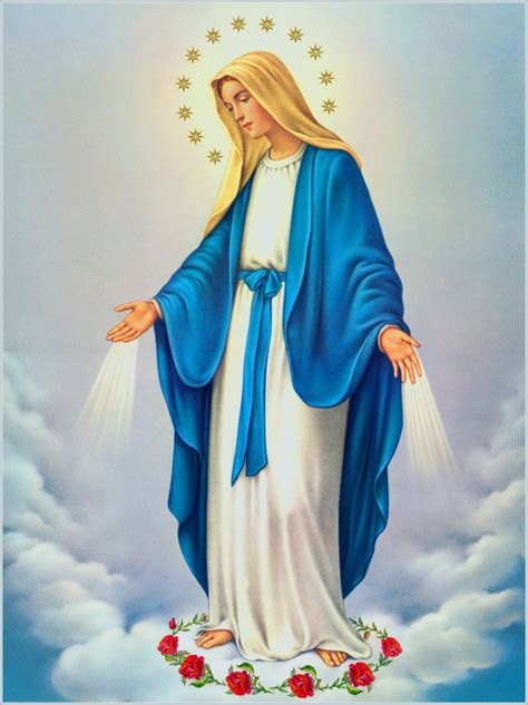 Our Lady Immaculate Conception Of Mary Print Virgin Mary Print Catholic