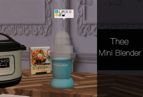 8192024 Thee Mini Blender Functional Blender Qmbibi Play Sims