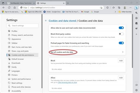 How To Remove Specific Cookies From Microsoft Edge