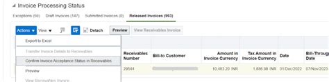 Billing Process Of Projects With Contracts Oracle Erp Cloud