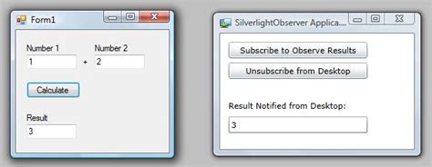 Eneter Net Silverlight Notification Messages From Desktop Application