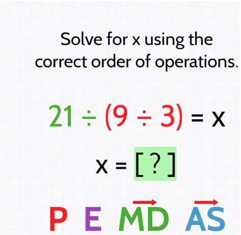 Solve For X Using The Correct Order Of StudyX