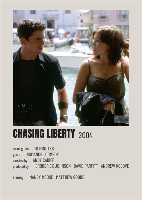 Chasing Liberty Movie Poster In 2025 Romantic Movies Romcom Movies Girl Movies