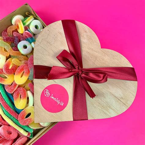 Желейки Мармелад Подарунок Подарунковий бокс у формі серця