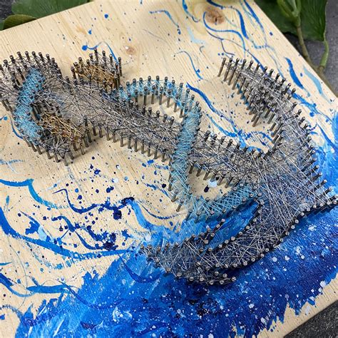 Simple Anchor String Art Pattern Etsy