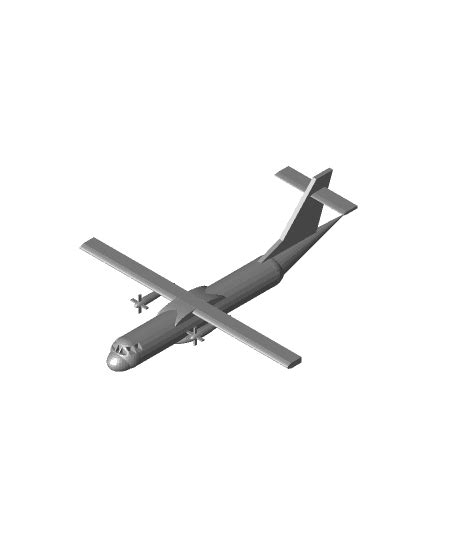 Самолёт Atr 72 Aircraft Atr 72 Stl 3d Model By Romapogosyan2610 On Thangs
