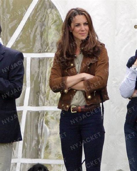 Order Kate Middleton Brown Suede Leather Jacket Ny Jacket