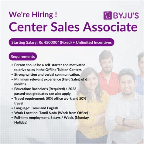 Santhosh R K On Linkedin Hiring Immediatehiring Byjus Jobs Sales Edtech Salesjobs