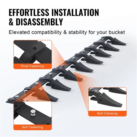 Bucket Tooth Bar For Kubota Tractor No Drilling Required Lawn