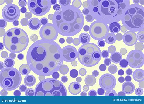 Modern Geometrical Circles Bubbles Sphere Or Ellipses Background Pattern Abstract Drawing