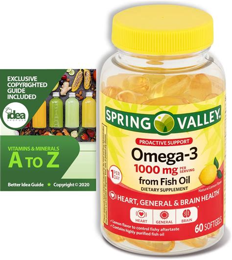Spring Valley Fish Oil 1000 Mg 300 Softgels Health