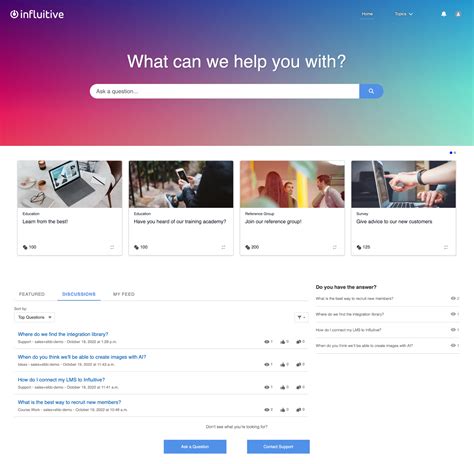 Influitive Embed For Salesforce Communities