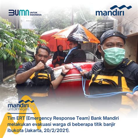 Bank Mandiri Tim Ert Emergency Response Team Bank Facebook