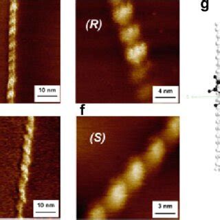 A F STM Images Of R Type Aligned To Right And S Type Aligned To Download Scientific