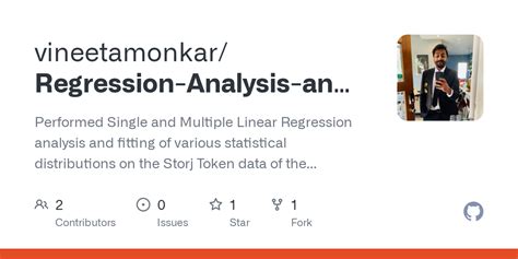 Github Vineetamonkar Regression Analysis And Fitting Of Distribution On Storj Token Dataset In