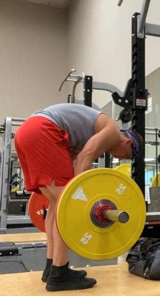 Lets Gooooo 185lbx6 Bb Row I Remember Not Too Long Ago This Was My