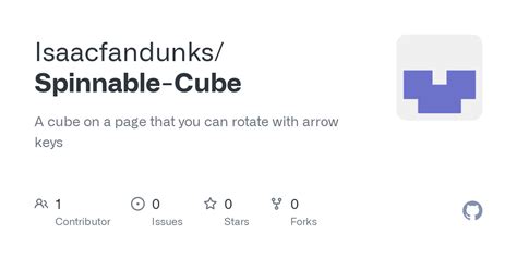 Github Isaacfandunksspinnable Cube A Cube On A Page That You Can