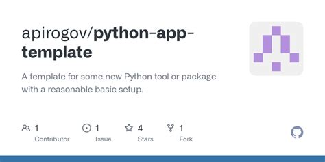 GitHub Apirogov Python App Template A Template For Some New Python Tool Or Package With A