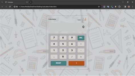 Calculator Project This Project Utilizes Html Css And Javascript To Mohamed Ramadan