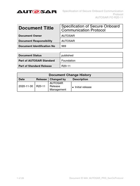 Autosar Prs Secocprotocol Pdf Public Key Cryptography Authentication