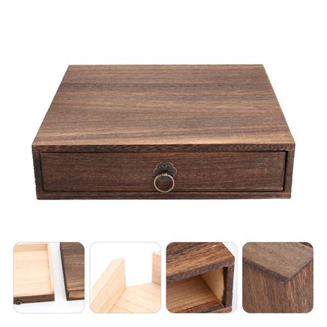1 Set Of Wood Tea Box Tea Chest Box Drawer Tea Box Vicedeal