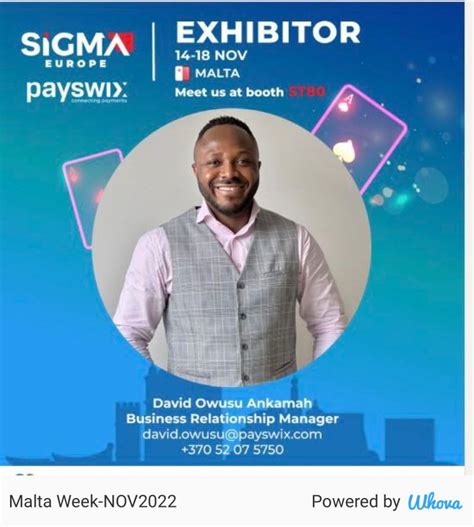 David Owusu On Linkedin Payswix Via Whova Event App Dwkwaggu