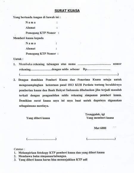 Detail Contoh Surat Kuasa Pengambilan Gaji Pensiunan Koleksi Nomer 17