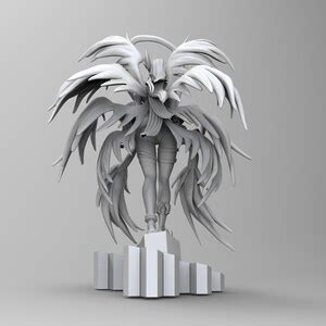 Angewomon Collectible Statue Digimon Digital Monsters D Cor For Your Home D Resin Print Painted