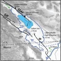 Salton Sea Map Image Eurekalert Science News Releases
