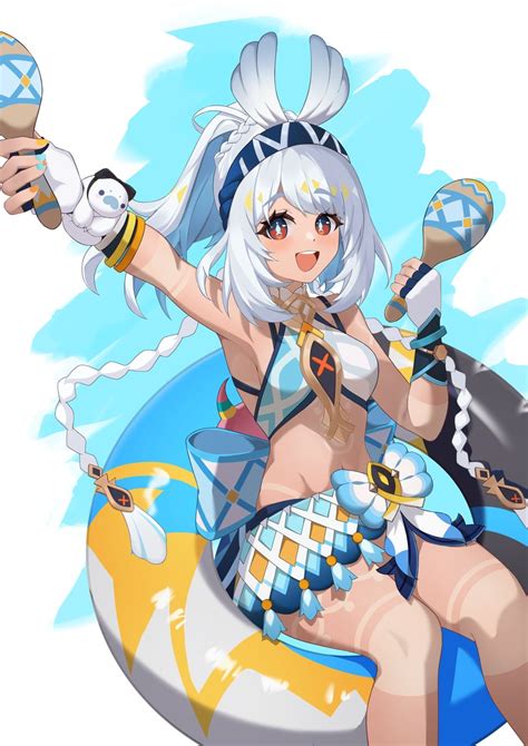 Mualani Genshin Impact Drawn By Kurosti Danbooru