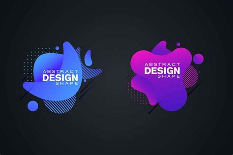 Premium Vector Abstract Liquid Shape Fluid Design