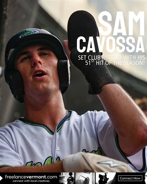 Vermont Stat Leader Of The Week Sam Cavossa 🔥 With His 51st Hit On Sunday Cavossa Broke The