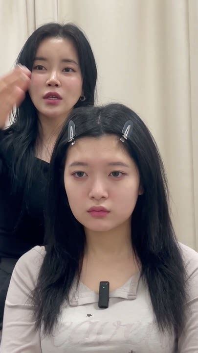 이런분들은 앞머리를 내렸을때 더 예뻐집니다빌라드블랑소이 학동역미용실 성형컨설팅 헤어컨설팅 레이어드펌 앞머리 레이어드컷 레이어드 중단발레이어드컷 이미지컨설팅